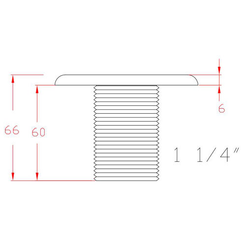 بامین تهویه | نازل دهش آب استخر از کف آکوامارین مدل FS41